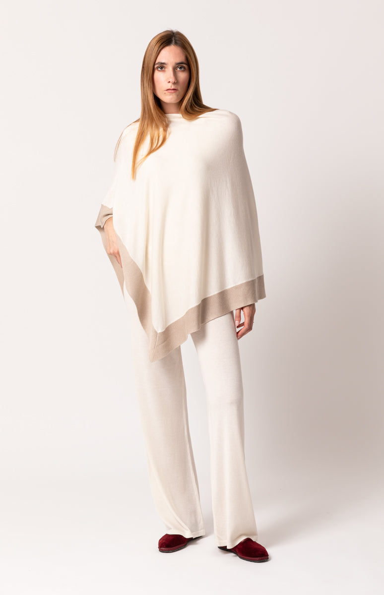 Bicolor Cape – ONECASHMERE