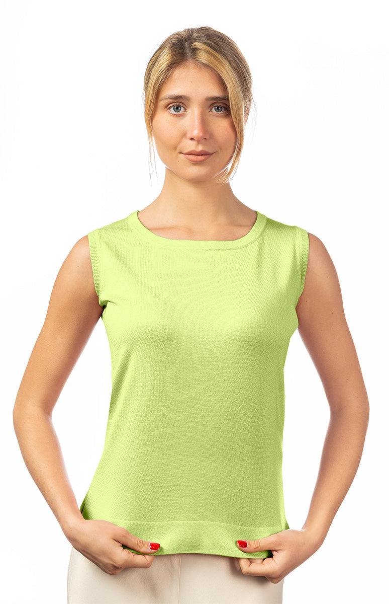 Women's Silk Cashmere Tank Top – ONECASHMERE
