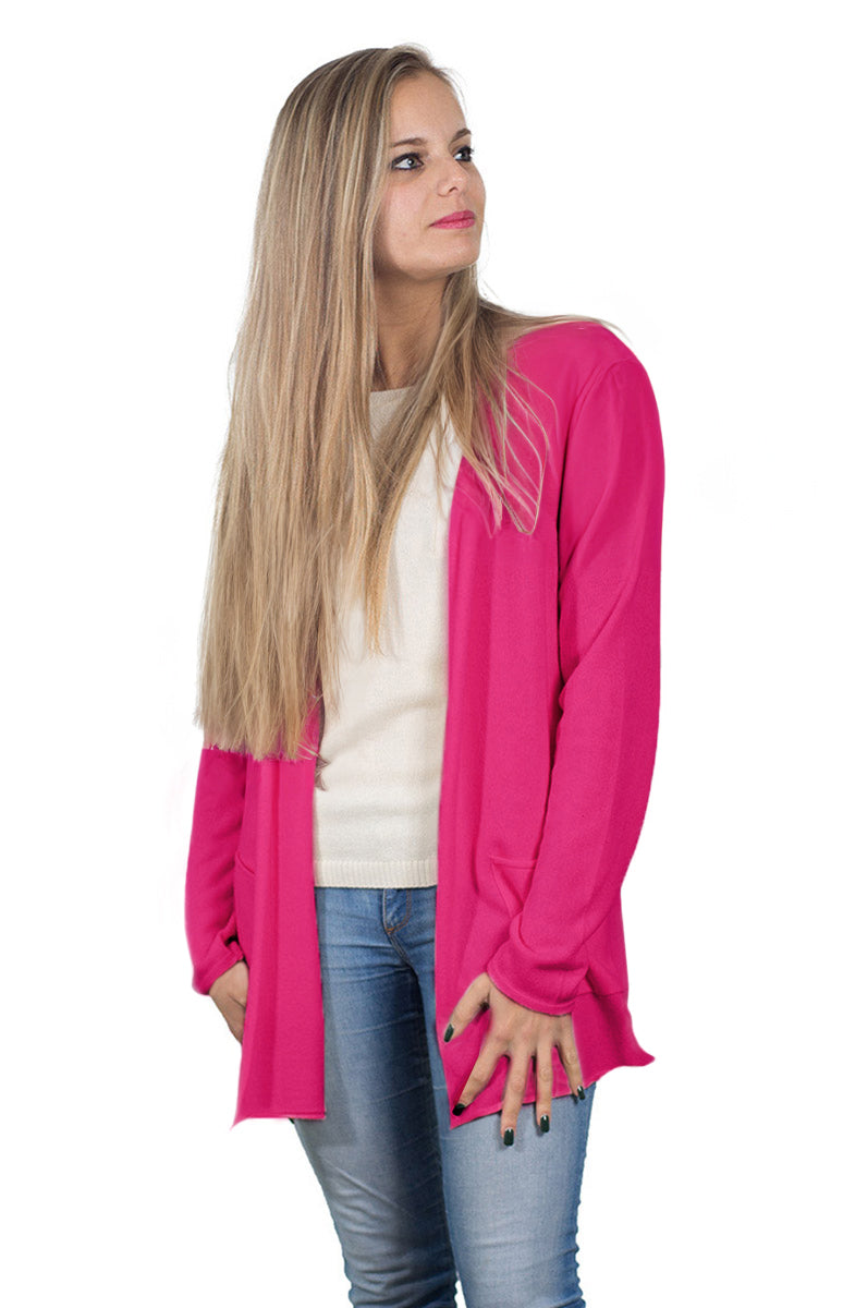 Cardigan in Cachemire with Pockets without buttons – ONECASHMERE