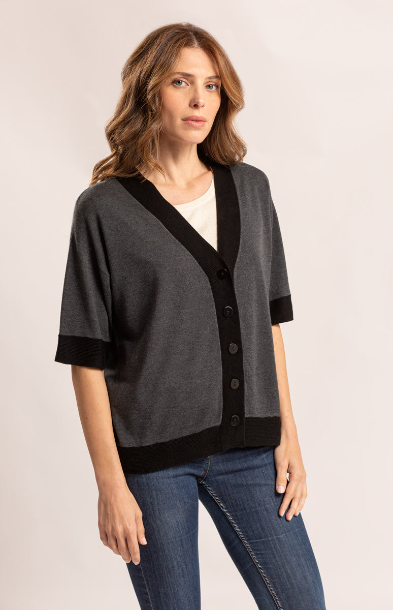 Cardigan Mezza Manica Donna – ONECASHMERE