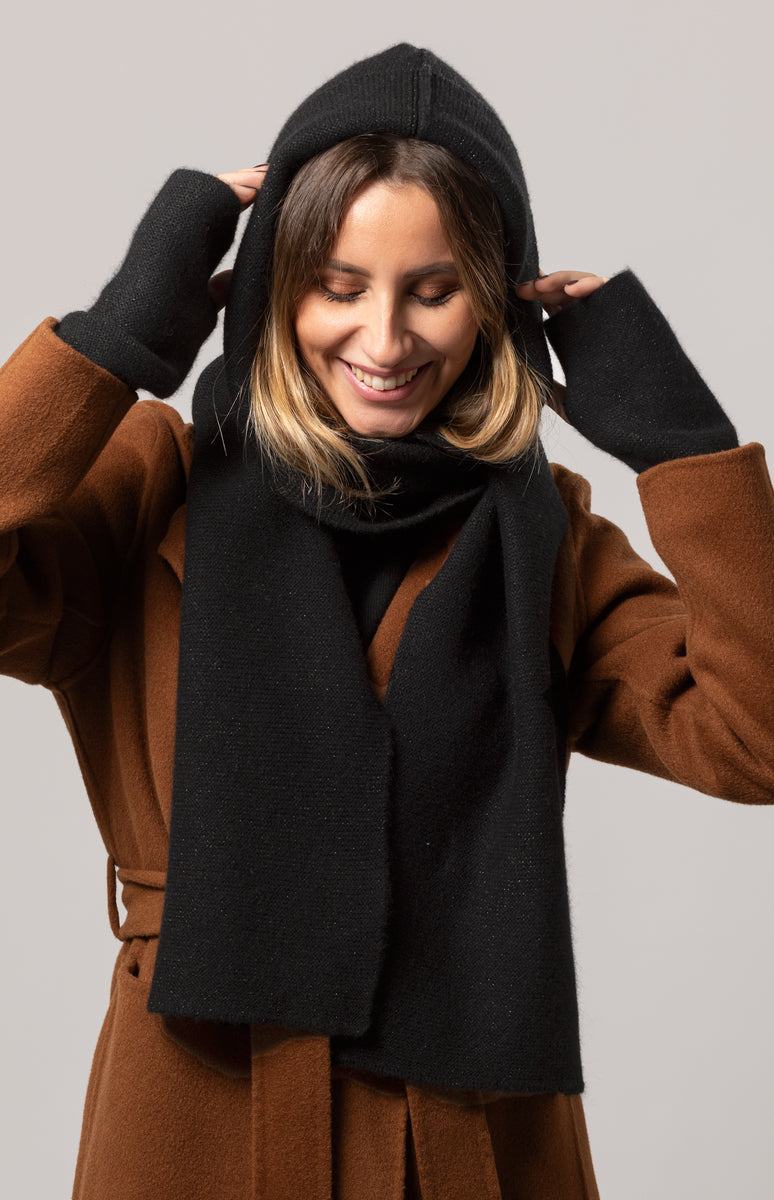 Sciarpa con cappuccio – ONECASHMERE