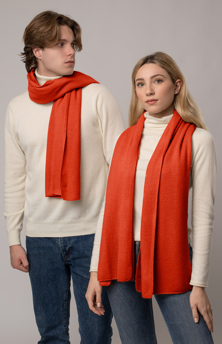 Smooth Scarf 156x55 cm Unisex in Cashmere for Sale Online – ONECASHMERE