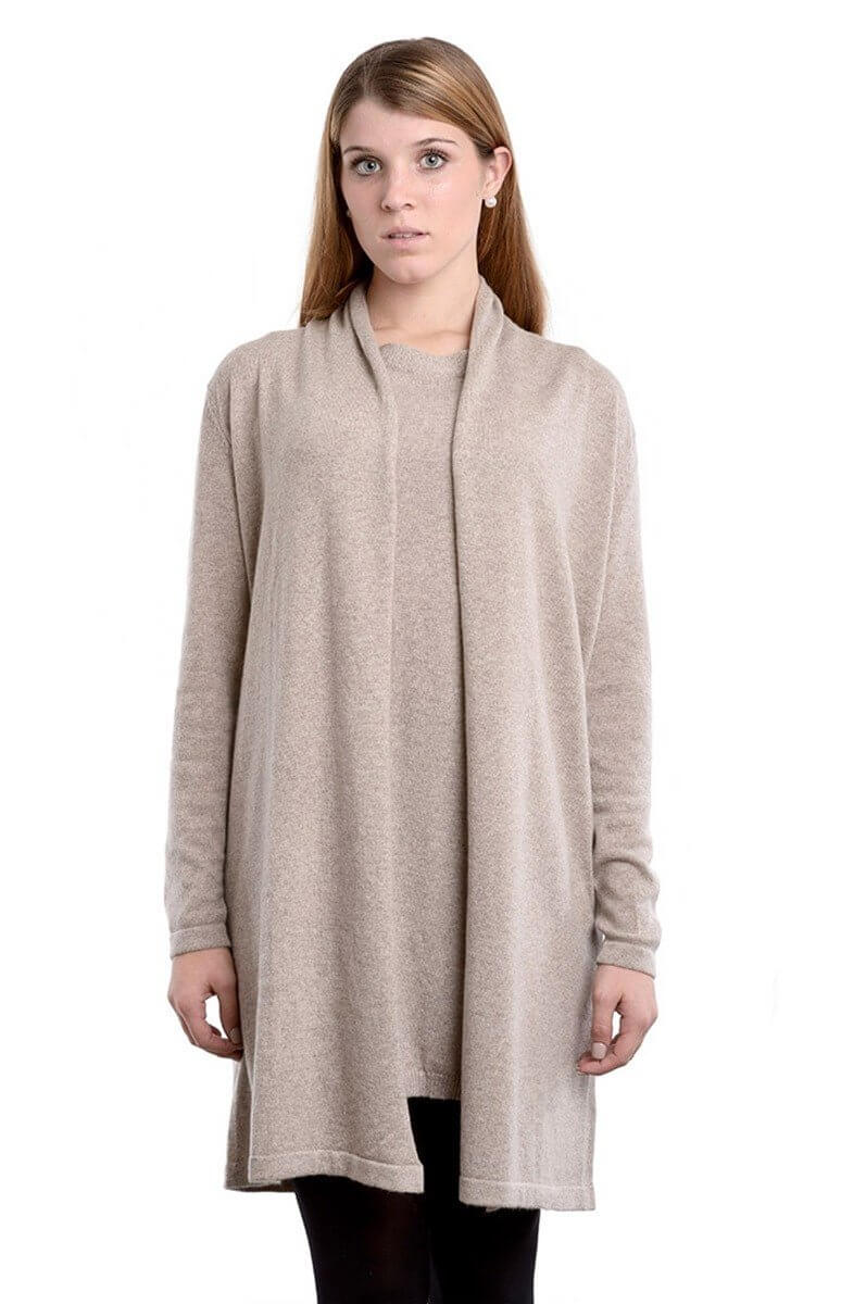 Cashmere Long Cardigan Without Buttons for Sale Online – ONECASHMERE