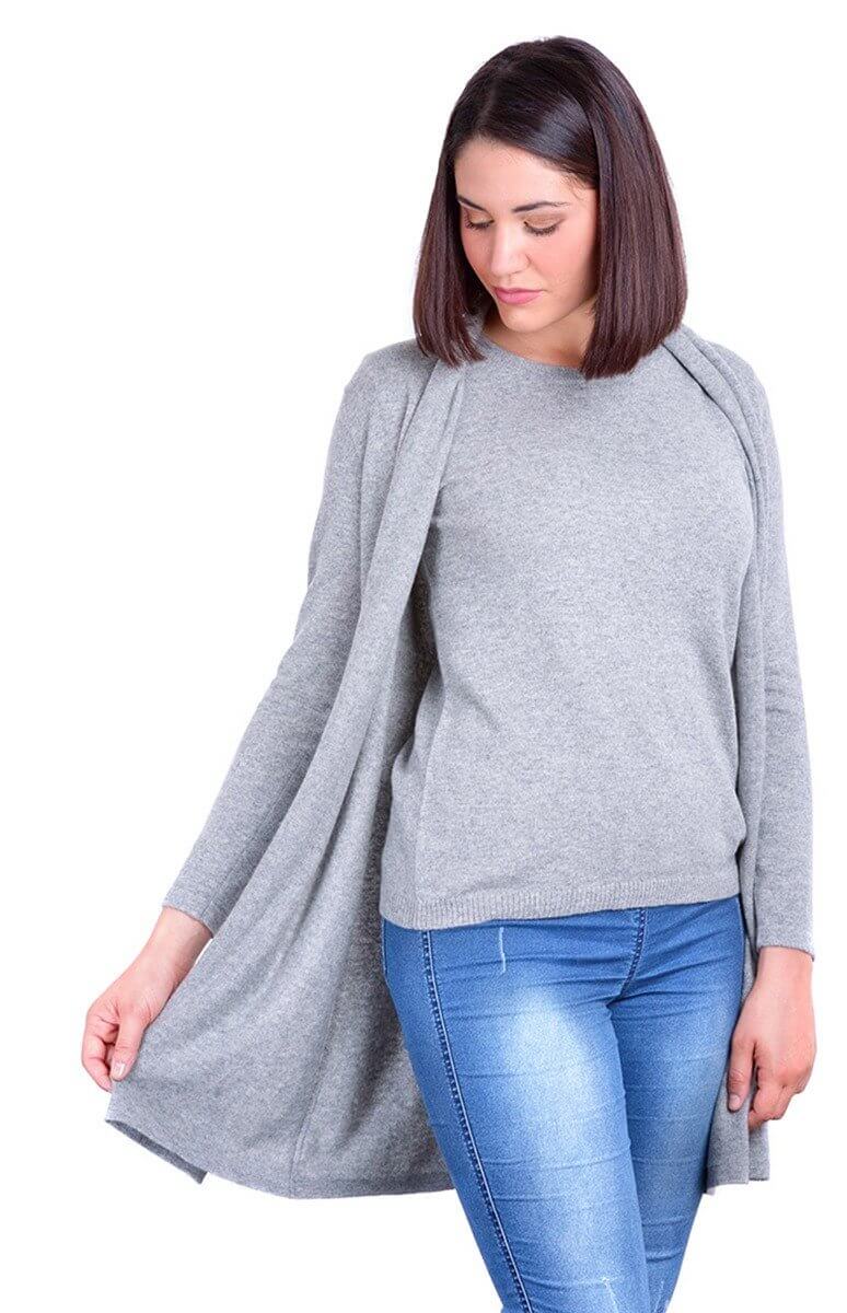 Cashmere Long Cardigan Without Buttons for Sale Online – ONECASHMERE