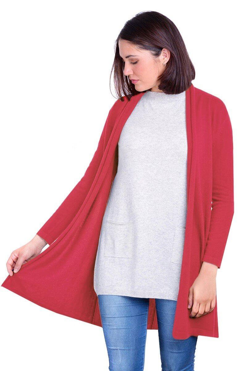 Cashmere Long Cardigan Without Buttons for Sale Online – ONECASHMERE