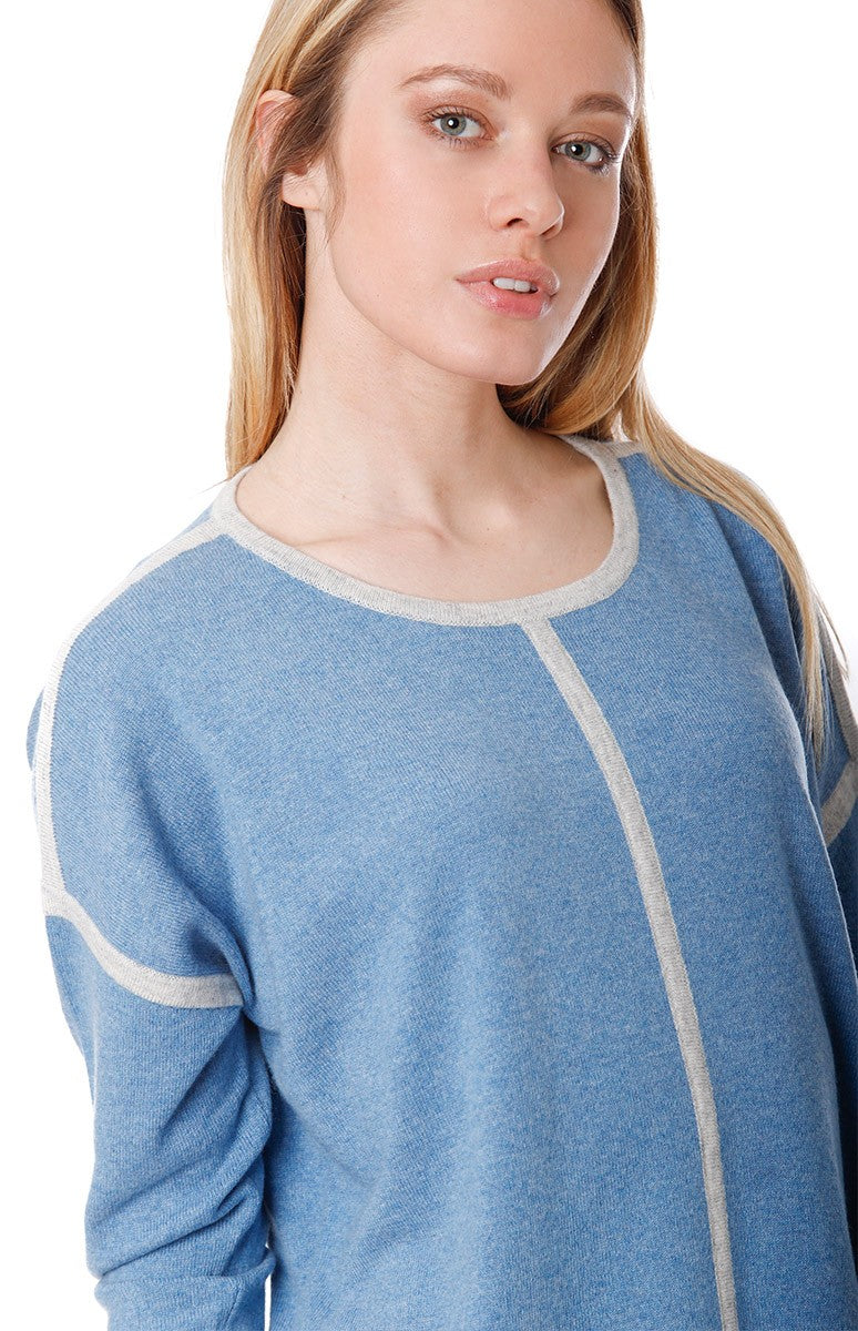 Over Sweater with Profiles – ONECASHMERE