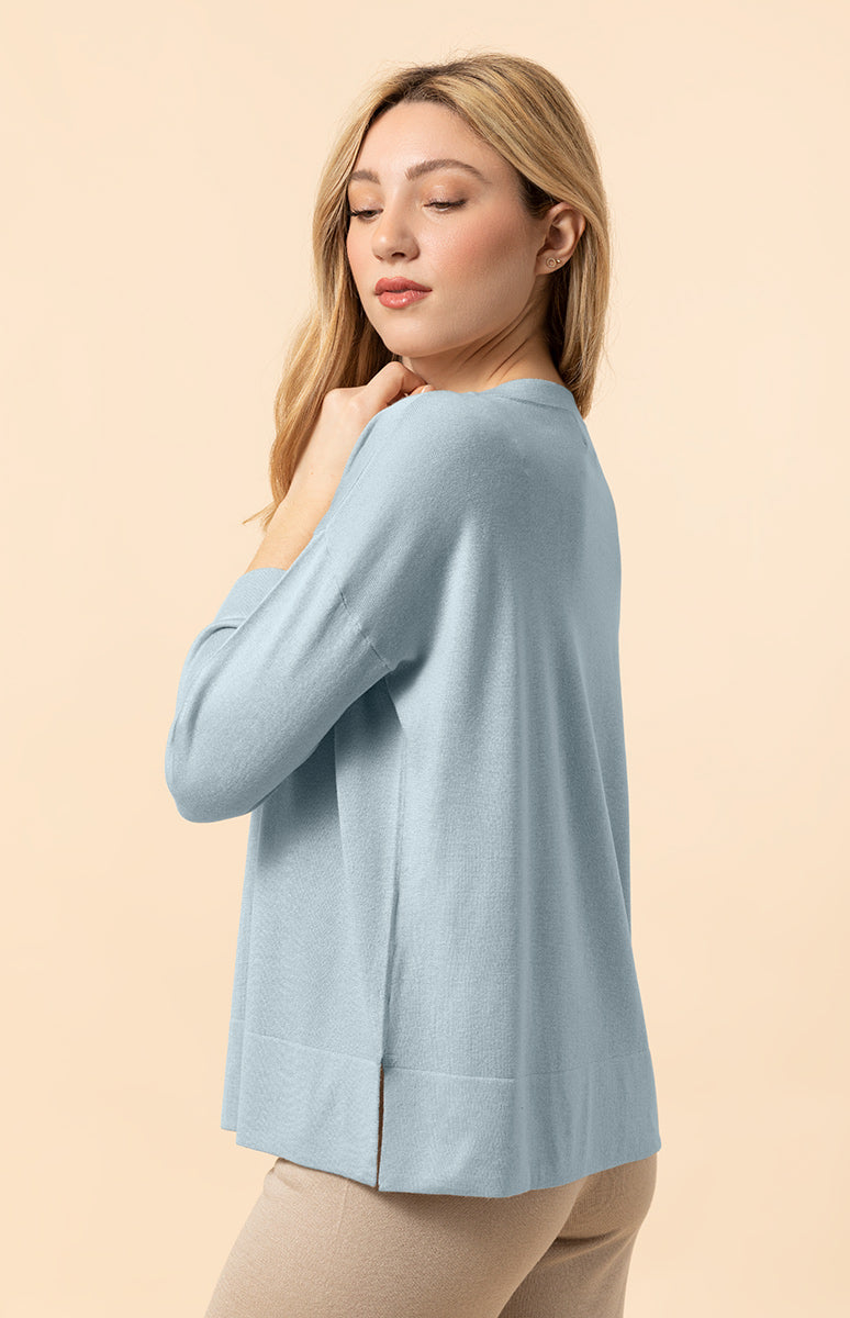 Maglia Over maniche a tre quarti – ONECASHMERE