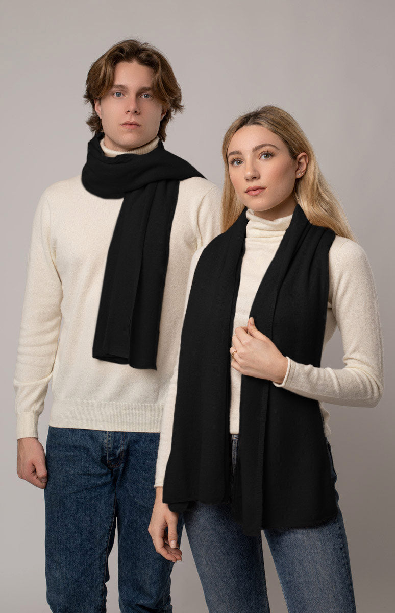 Smooth Scarf 156x55 cm Unisex in Cashmere for Sale Online – ONECASHMERE